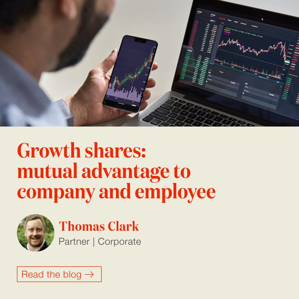 Growth shares: mutual advantage to company and employee - Moore Barlow LLP