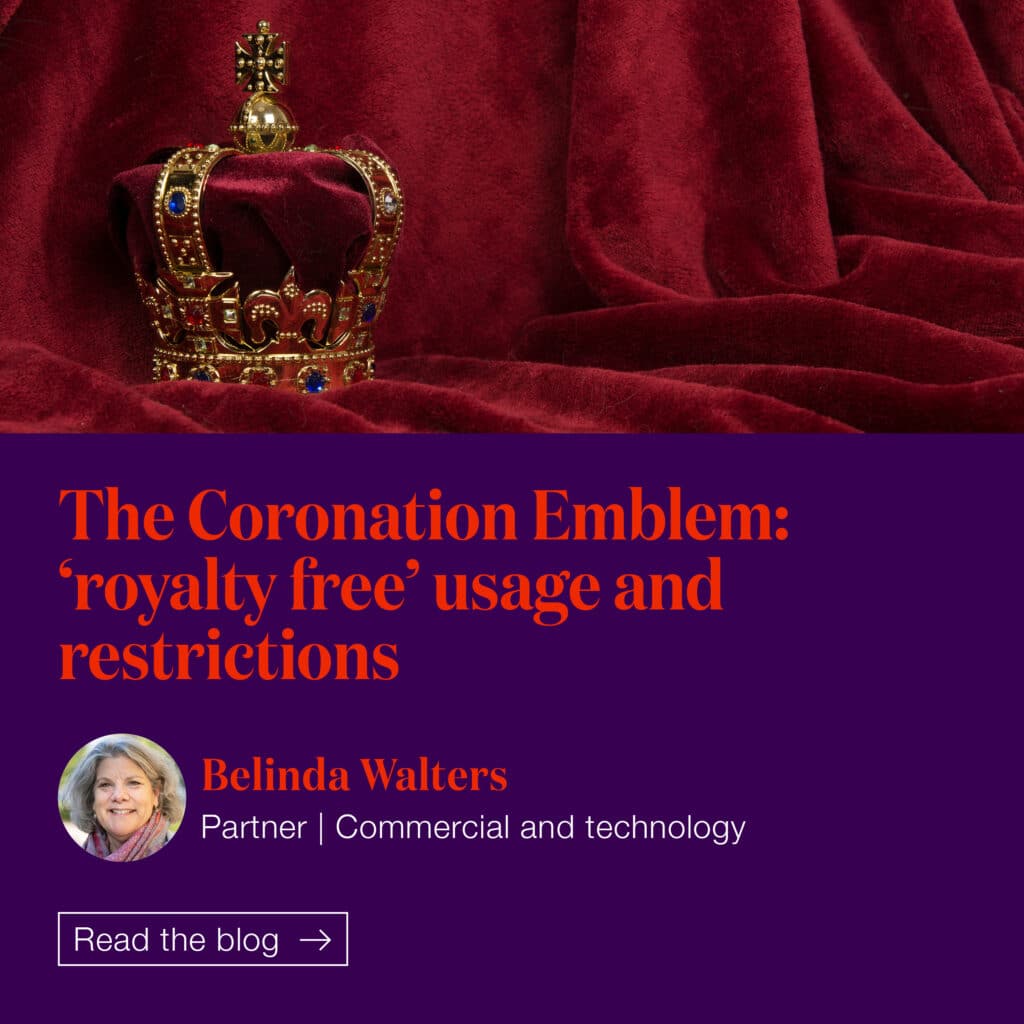 The Coronation Emblem: ‘royalty free’ usage and restrictions - Moore ...