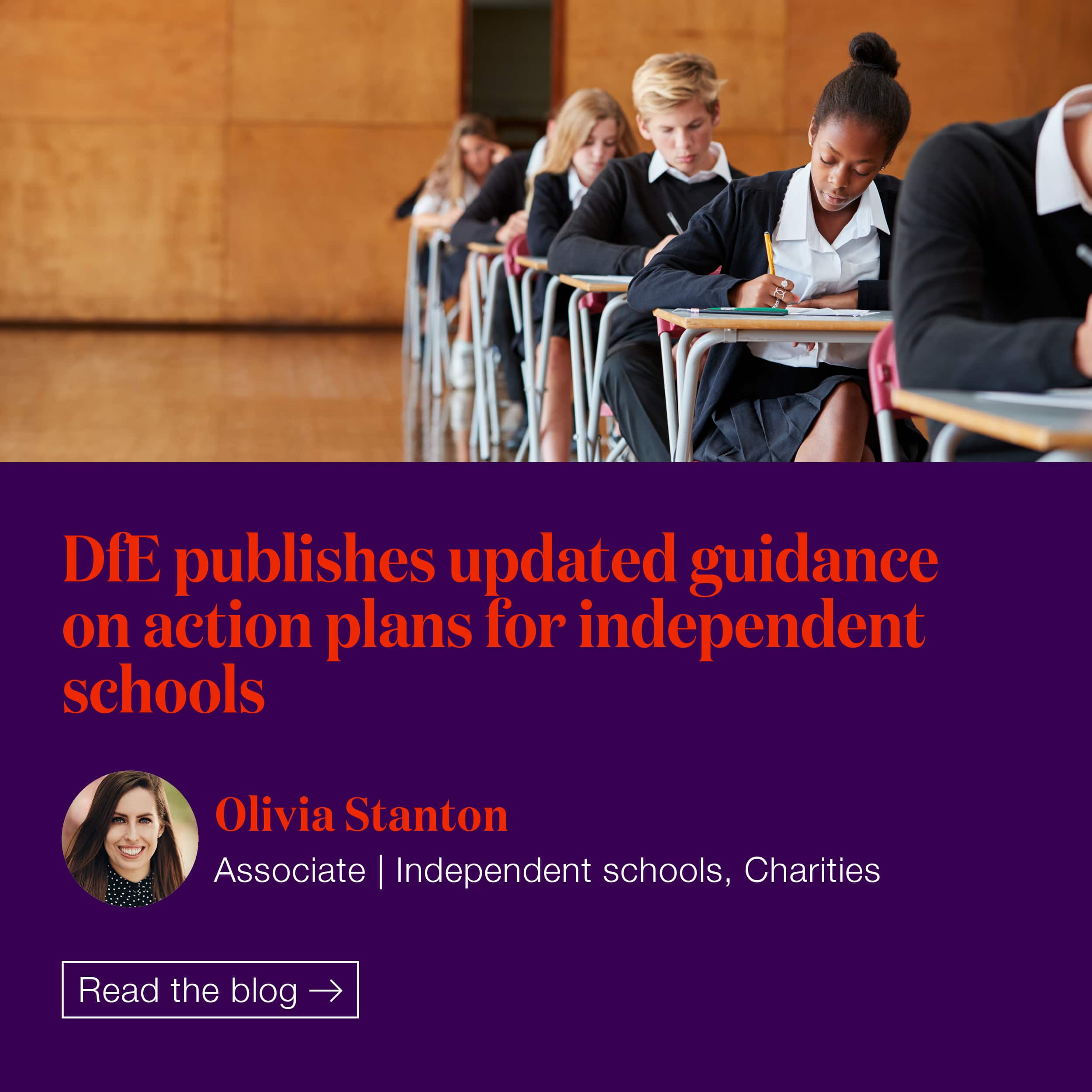 DfE publishes updated guidance on action plans for independent schools ...