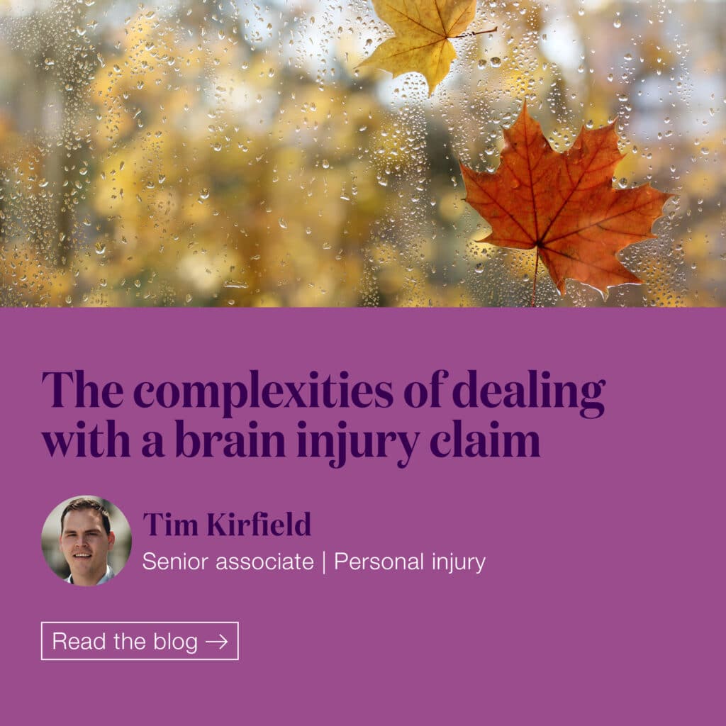 The complexities of dealing with a brain injury claim - Moore Barlow LLP