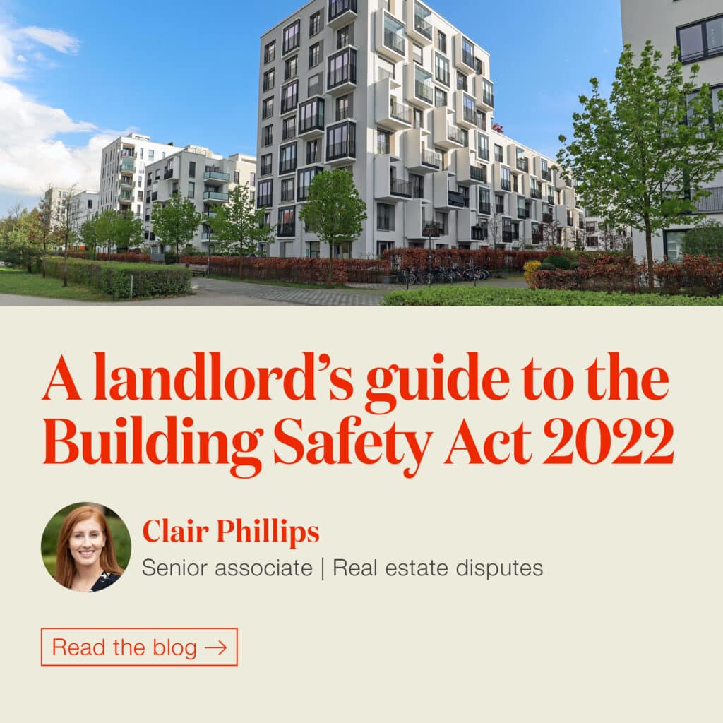 A landlord’s guide to the Building Safety Act 2022 - Moore Barlow LLP