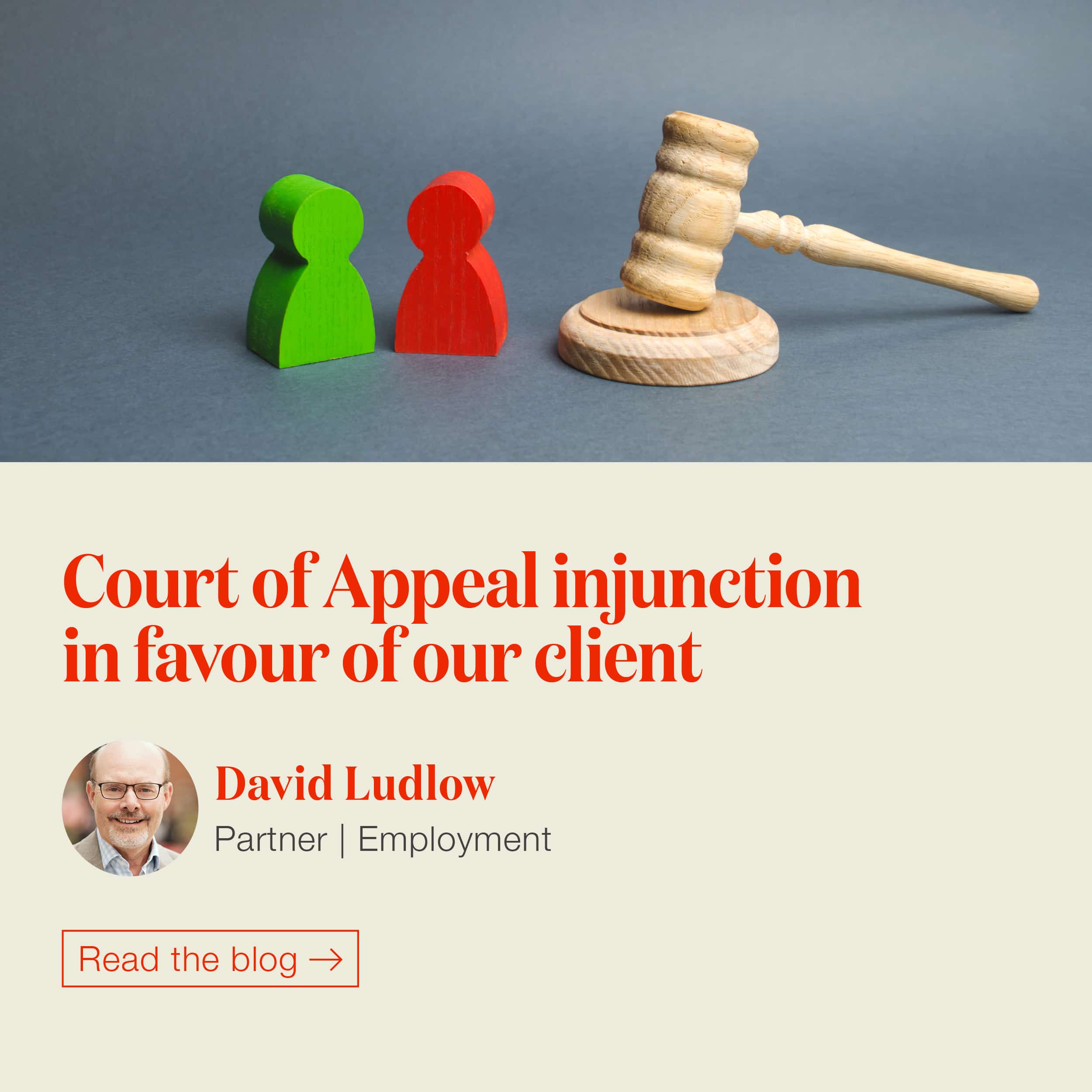 Court of Appeal injunction protects our client from unfair competition ...