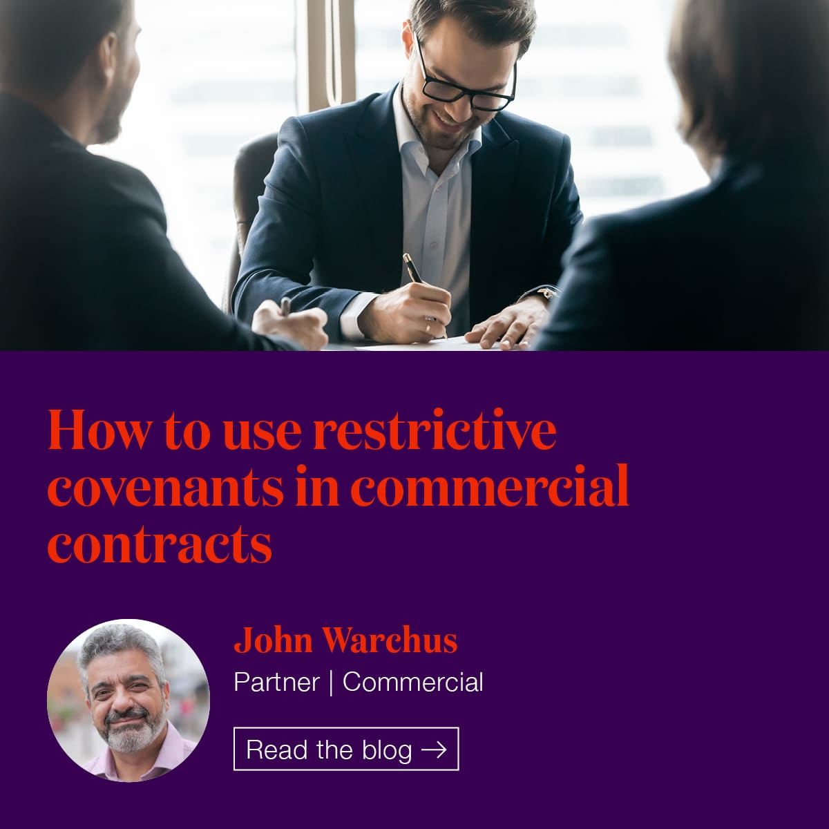 How to use restrictive covenants in commercial contracts - Moore Barlow LLP